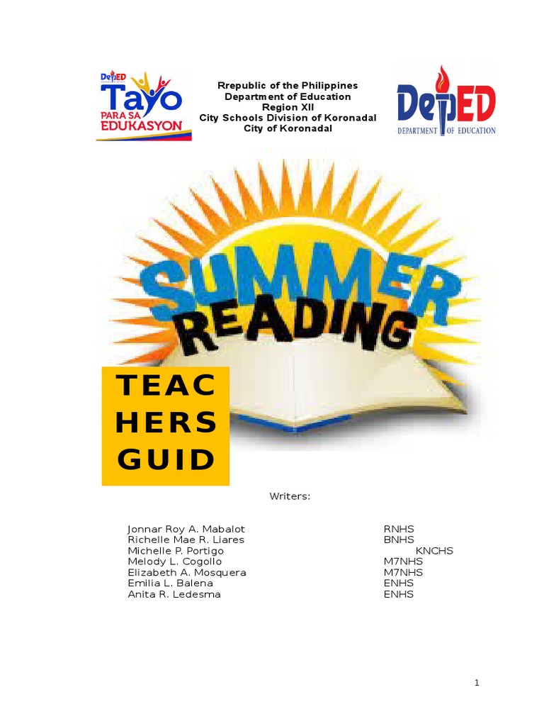 Teachers Guide | PDF | Reading Comprehension