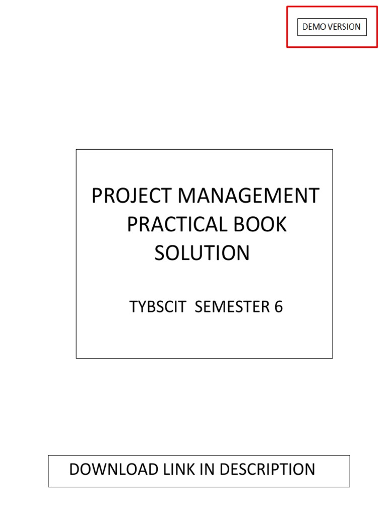 PROJECT Management Practical Solution Tybscit Sem 6 STARUML | Download Free PDF | Automated ...
