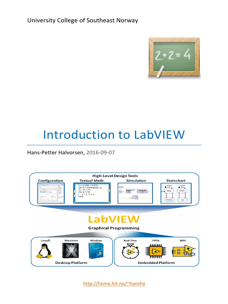 Introduction To LabVIEW PDF | PDF