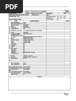 Data Sheet For PSV | PDF