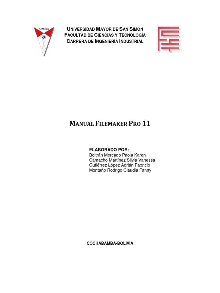 Manual Filemaker Pro 11 XD PDF | PDF | Point and Click | Tabla (base de ...