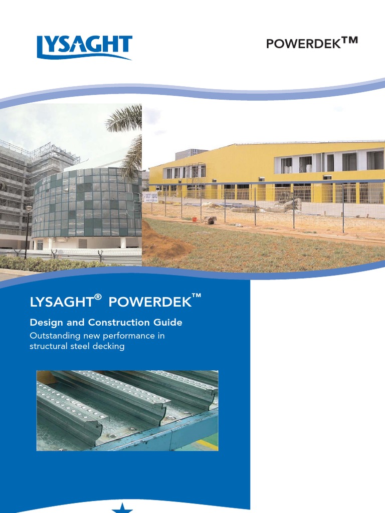 LYSAGHT Powerdek Manual (2003) PDF | PDF | Concrete | Building