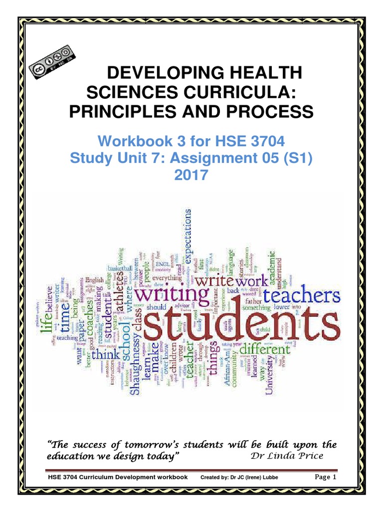 2017 Workbook 2bassignment 2b05 2bsu7 2 | PDF | Curriculum ...