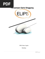 Persamaan Garis Singgung Ellips-1 | PDF