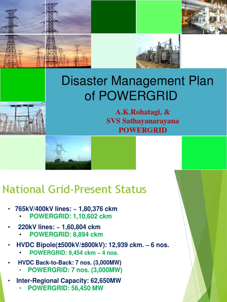 Presentation-POWERGRID Disaster Management Plan | Download Free PDF ...
