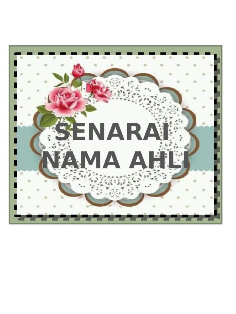 Border Fail Tunas Puteri | PDF