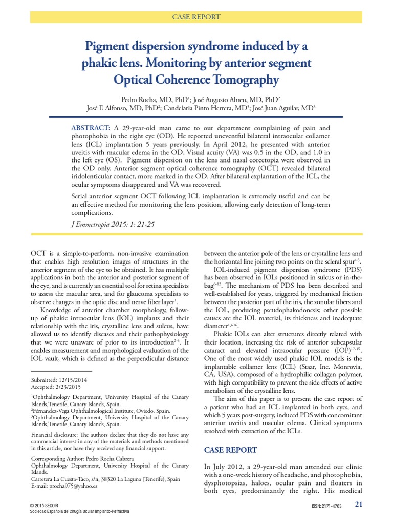 Journal Casereport 1 | PDF | Glaucoma | Ophthalmology