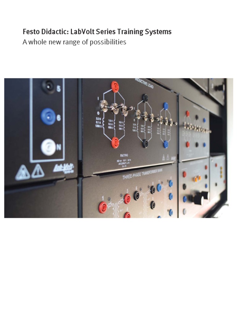 Festo Didactic: LabVolt Series Training Systems A Whole New Range of ...