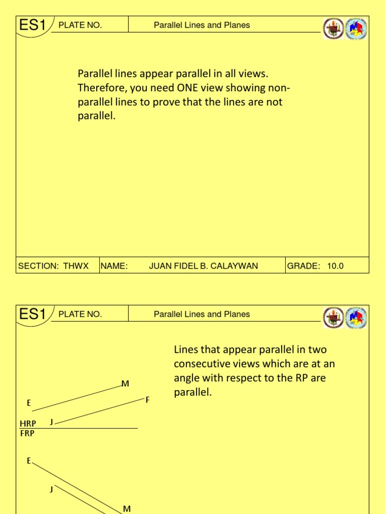 Understanding Parallel Lines and Planes | PDF | Geometry | Classical ...