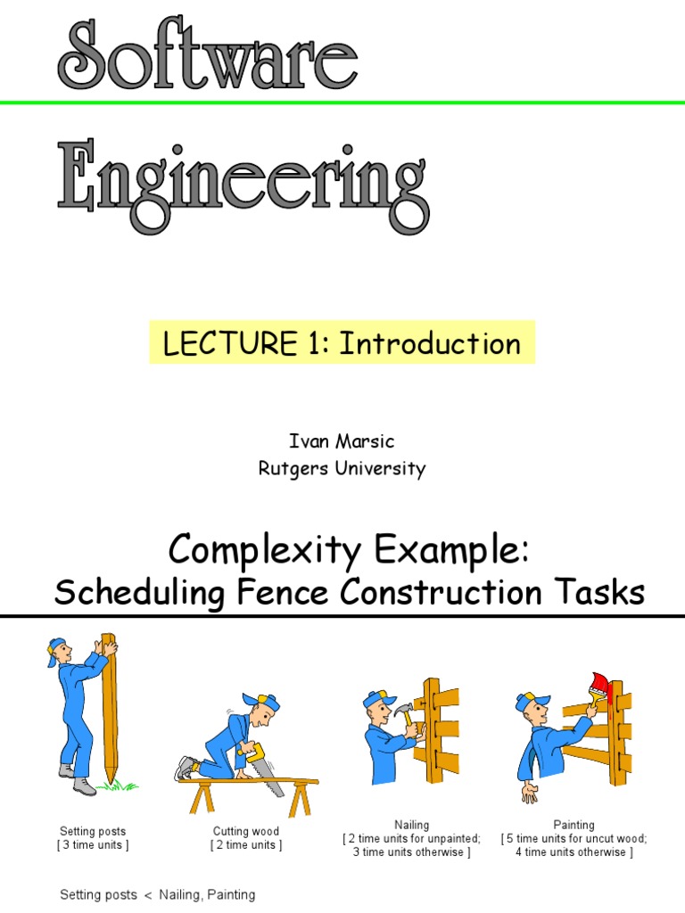 LECTURE 1: Introduction: Ivan Marsic Rutgers University | PDF ...