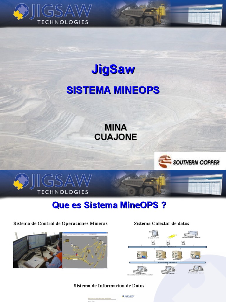 JigSaw Sistema Mineops | PDF | Sistema de Posicionamiento Global | Programación lineal