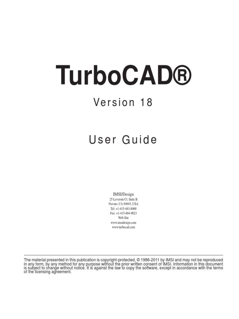 Turbocad®: User Guide | PDF | Ellipse | Geometry