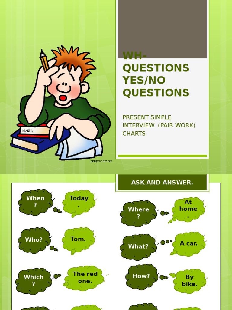 WH Questions and Yes No Questions | PDF