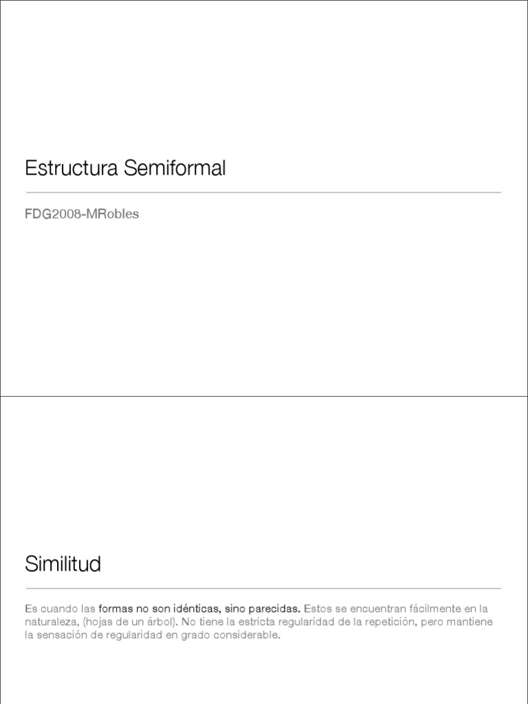 03 Estructuras Semiformales | PDF | Color | Naturaleza