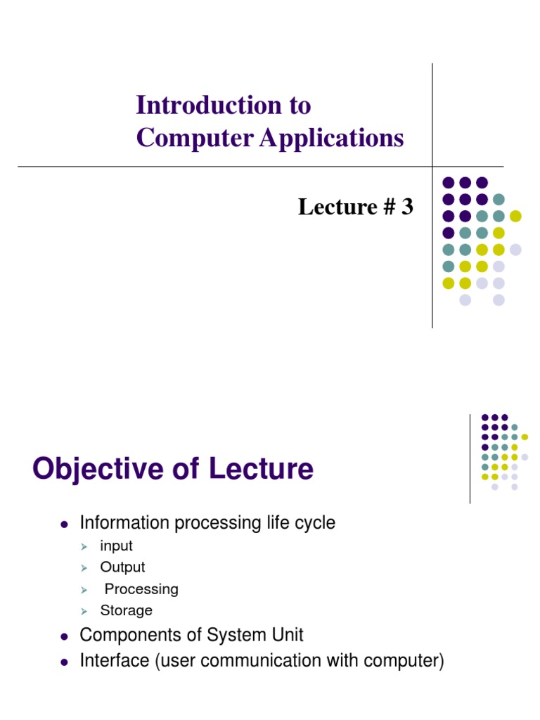 ITC Lec 3 | PDF | Multi Core Processor | Central Processing Unit