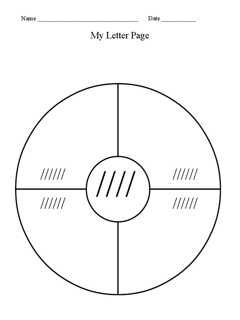 My Letter Page Template | PDF