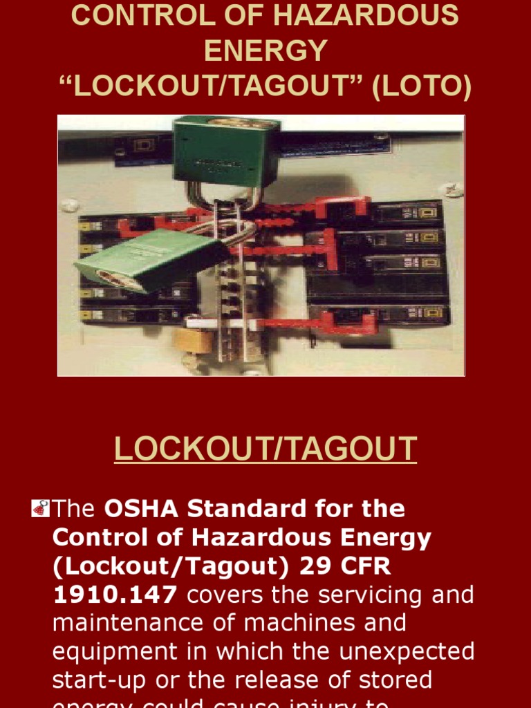 Loto | Mechanical Engineering | Electrical Engineering