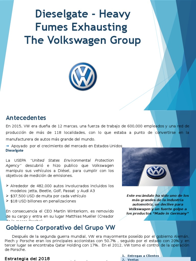Dieselgate 02022017 | PDF | Volkswagen | Contaminación