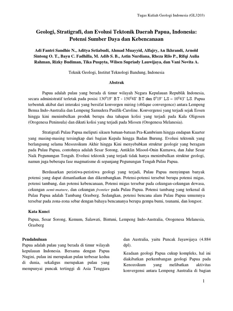 Paper Papua GI FIX PDF | PDF