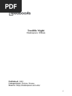 Twelfth Night - William Shakespeare | PDF | Twelfth Night
