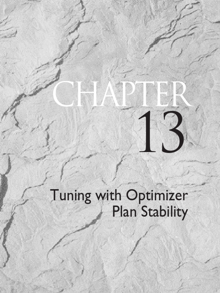 Tuning With Optimizer Plan Stability | PDF | Oracle Database | Sql