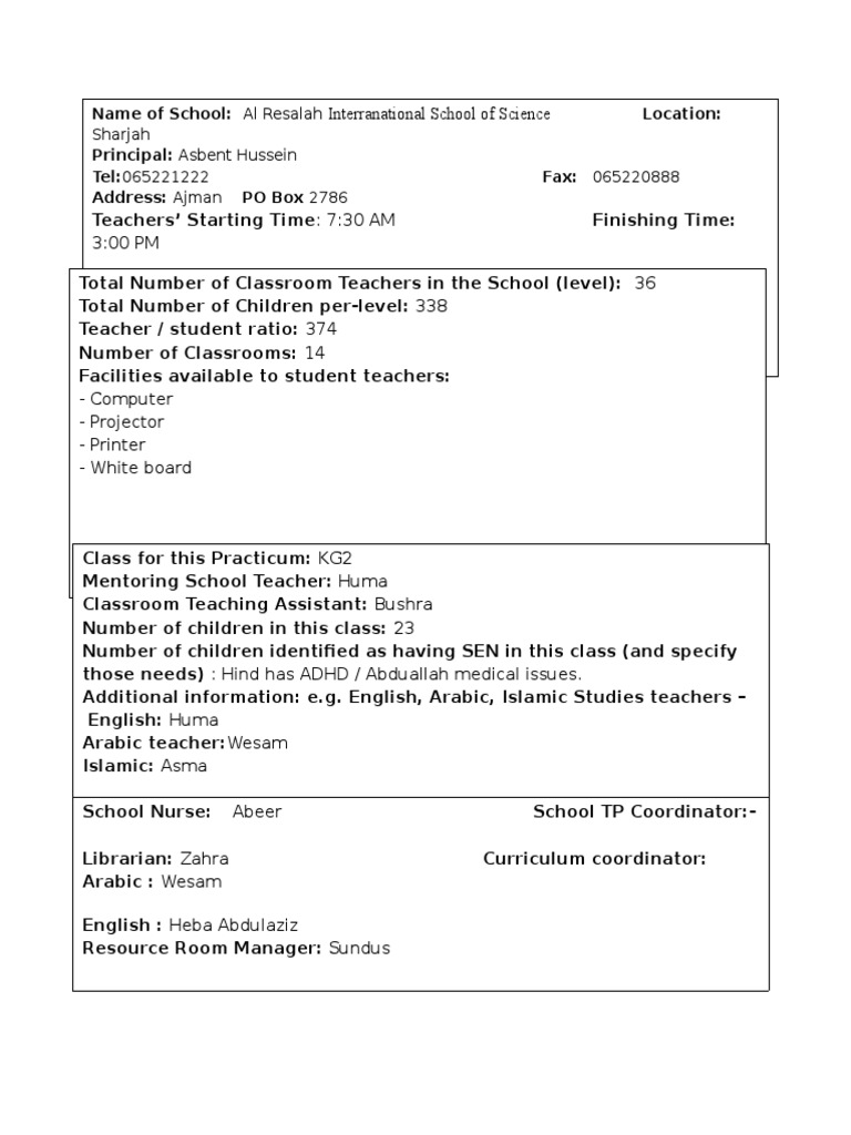 School Profile | PDF