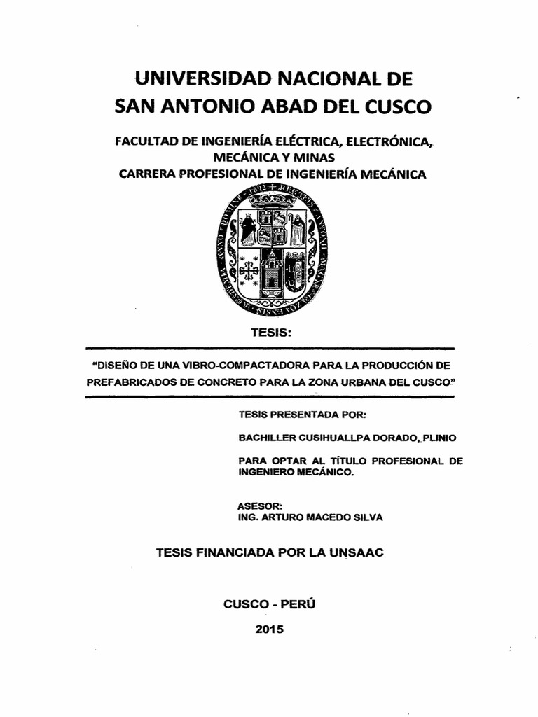 Diseño de Una Mesa Compactadora para Bloques PDF | PDF | Movimiento ...