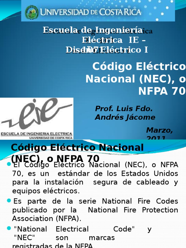 Nfpa 70 Nec | PDF | La seguridad | Lucha contra incendios