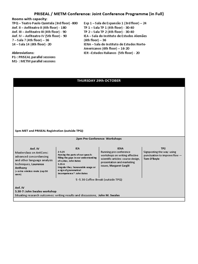 Joint Programme in Full Final | PDF | Justification | Cognition