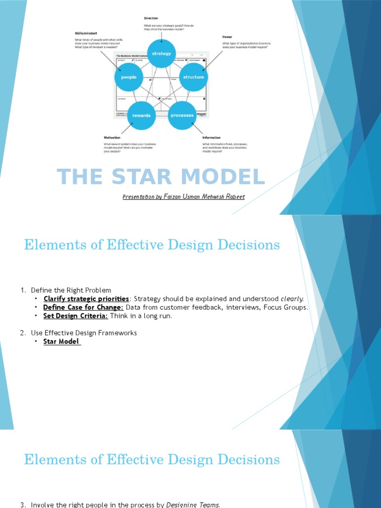 The Star Model | PDF | Strategic Management | Employment