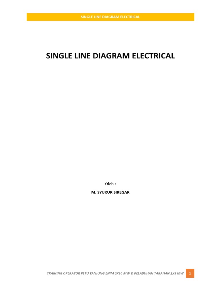 Diagram Instalasi Listrik PLTU | PDF