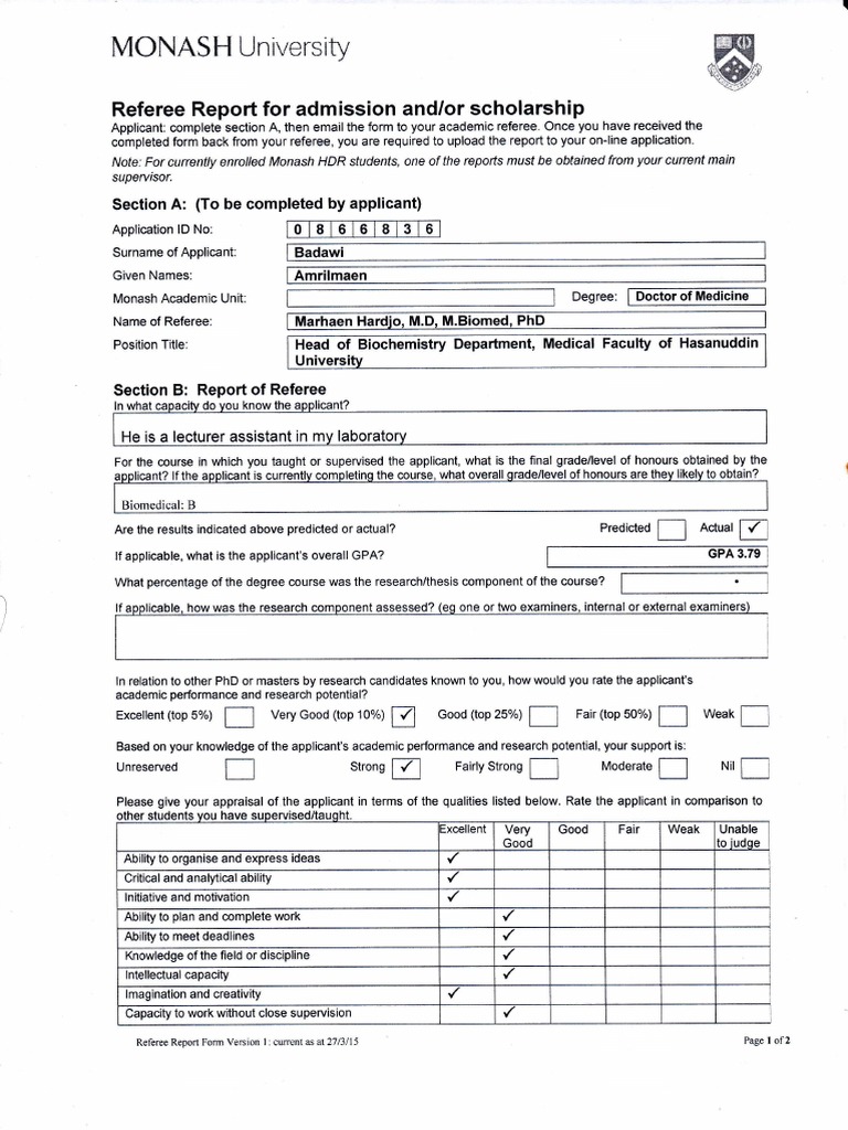 An Outstanding Recommendation: A Glowing Reference Letter for Amrilmaen ...