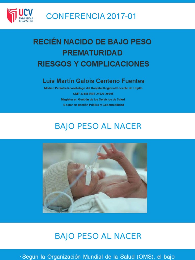 Bajo Peso Al Nacer y Prematuridad | Parto prematuro | Infantes
