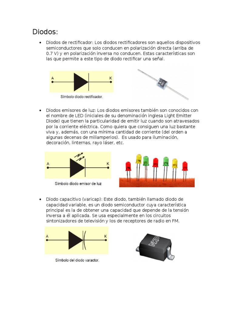 Diodos | PDF | Diodo | Rectificador