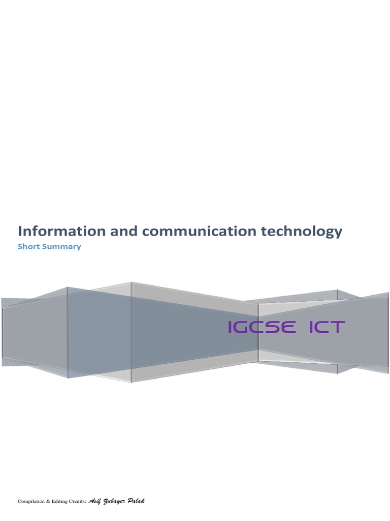 ICT Note | PDF