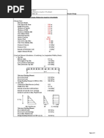 Design of Random Rubble Masonry Retaining Wall | PDF | Friction | Bending