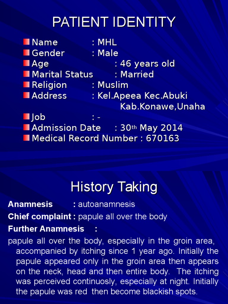 Case Presentation - Scabies | Allergy | Dermatology