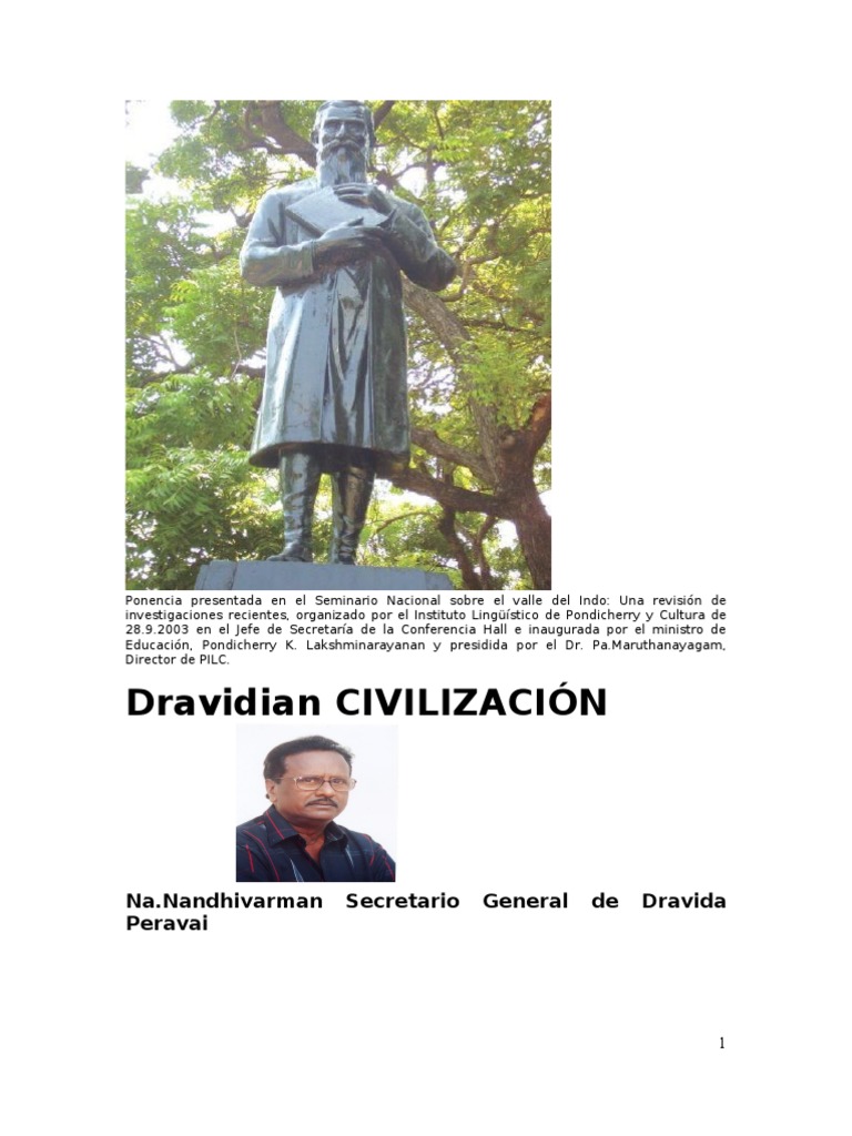 Dravidian CIVILIZACIÓN | PDF | Continente | Idiomas