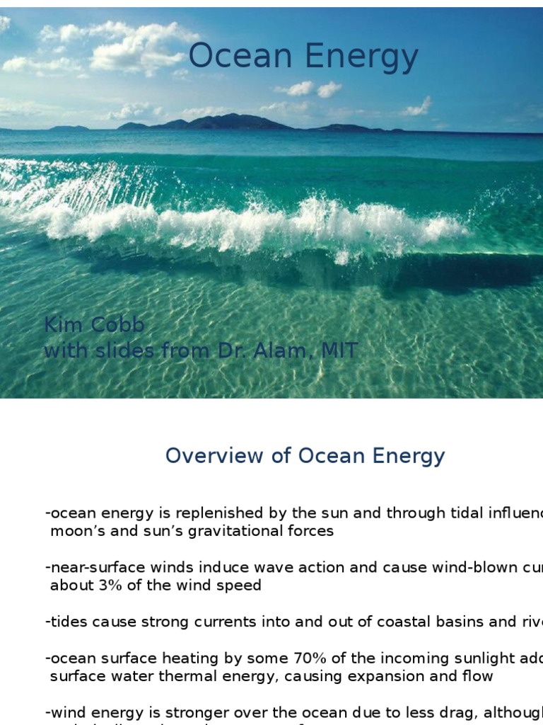 Ocean Energy | PDF | Sustainable Technologies | Oceanography