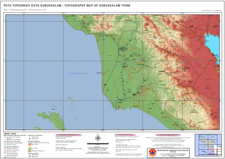Peta Topografi Subulussalam PDF | PDF