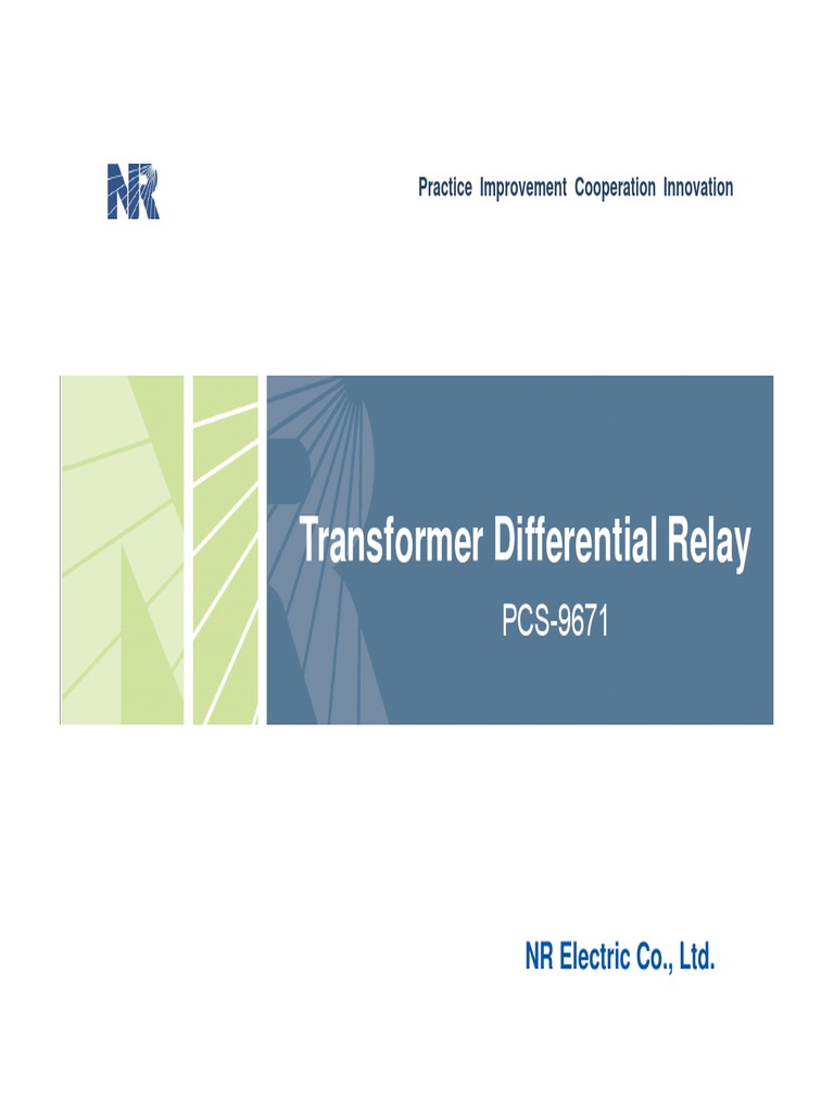 PCS-9671 Transformer Differential Relay - V1.00 | PDF | Power Supply ...