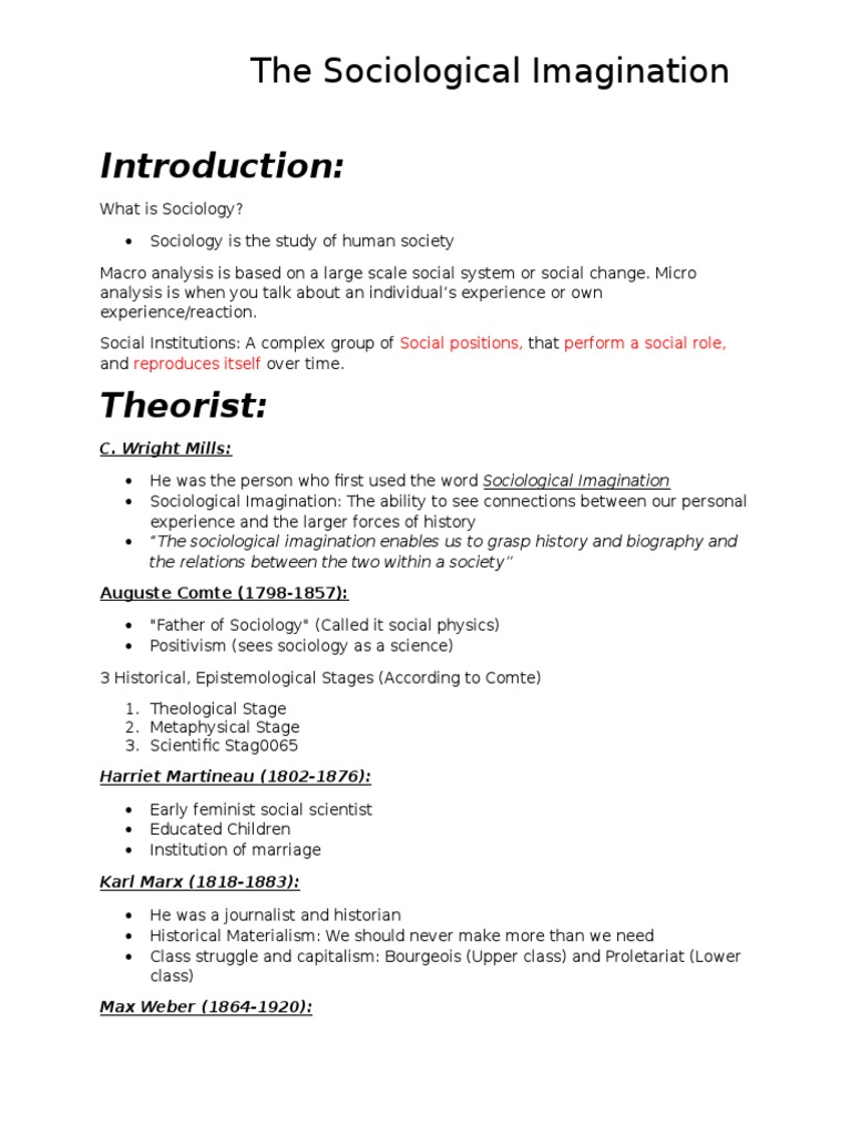 Intro To Sociology Chapter 1 | PDF | Positivism | Sociology