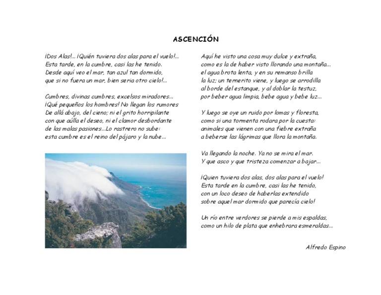 Alfredo Espino - Ascención | PDF