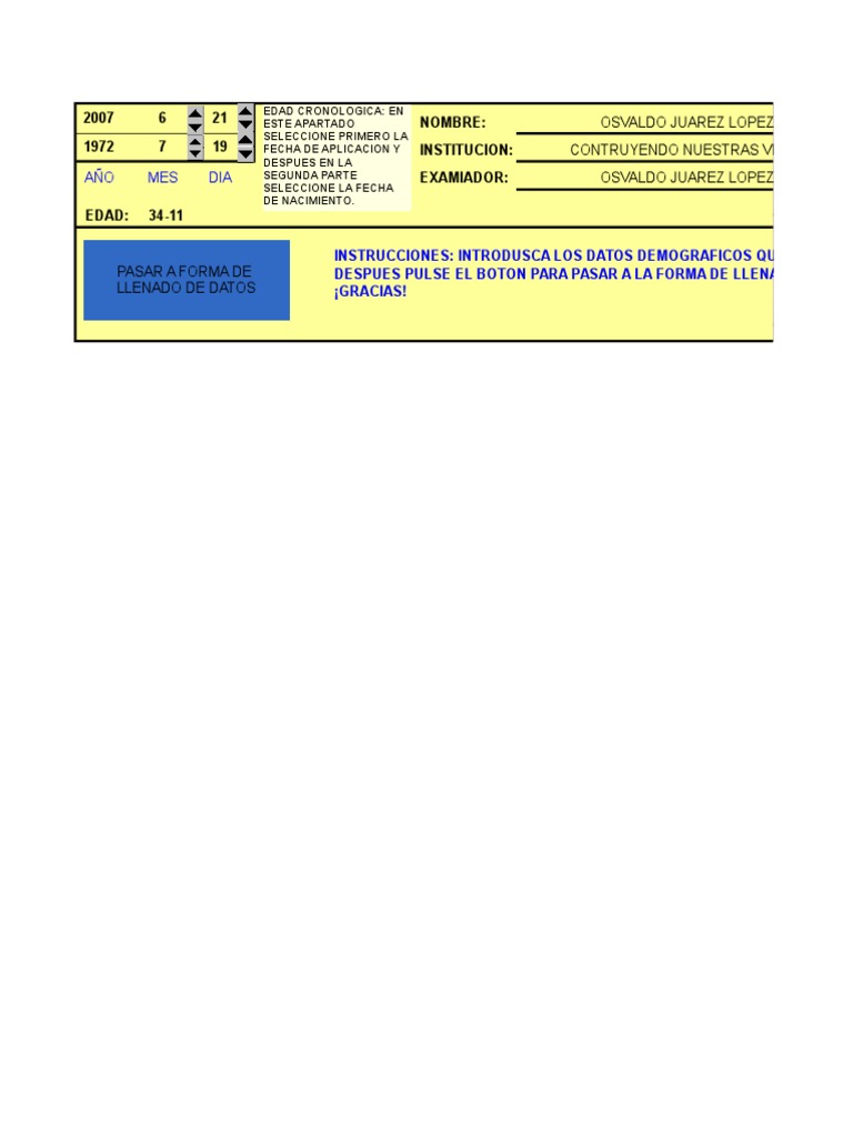 Test de Percepción Visual Frostig (Aplicación) | PDF