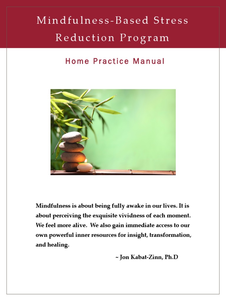 MBSR Practice Manual | PDF | Fight Or Flight Response | Stress (Biology)