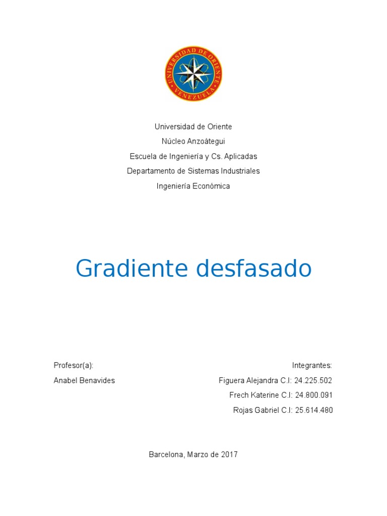 Gradiente Desfasado | PDF | Economias | Business