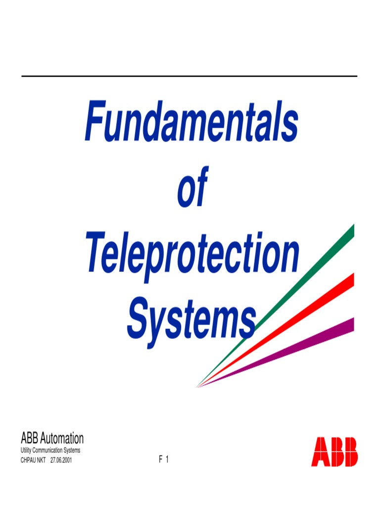 Teleprotection Systems Guide | PDF | Telecommunication | Electronics