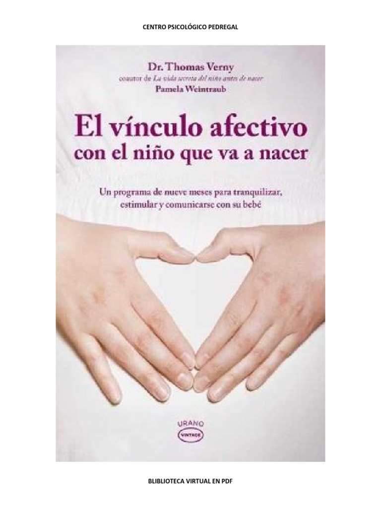 El Vinculo Afectivo Con El Nino Que Va A Nacer PDF | PDF