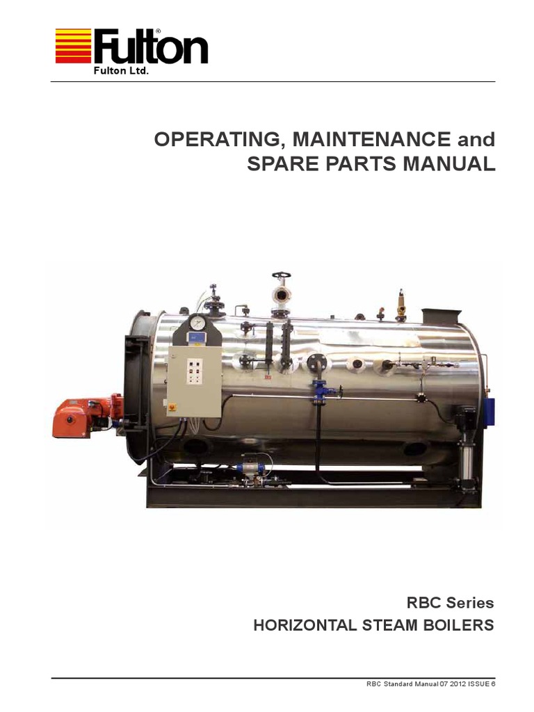 Fulton RBC | PDF | Boiler | Valve