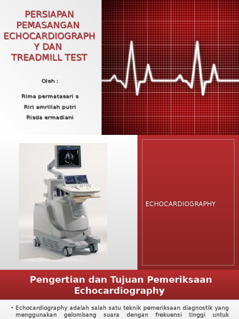 Persiapan Echocardiography dan Treadmill Test | PDF